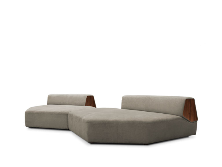 With a clean design and defined angles, this sofa is the perfect ...