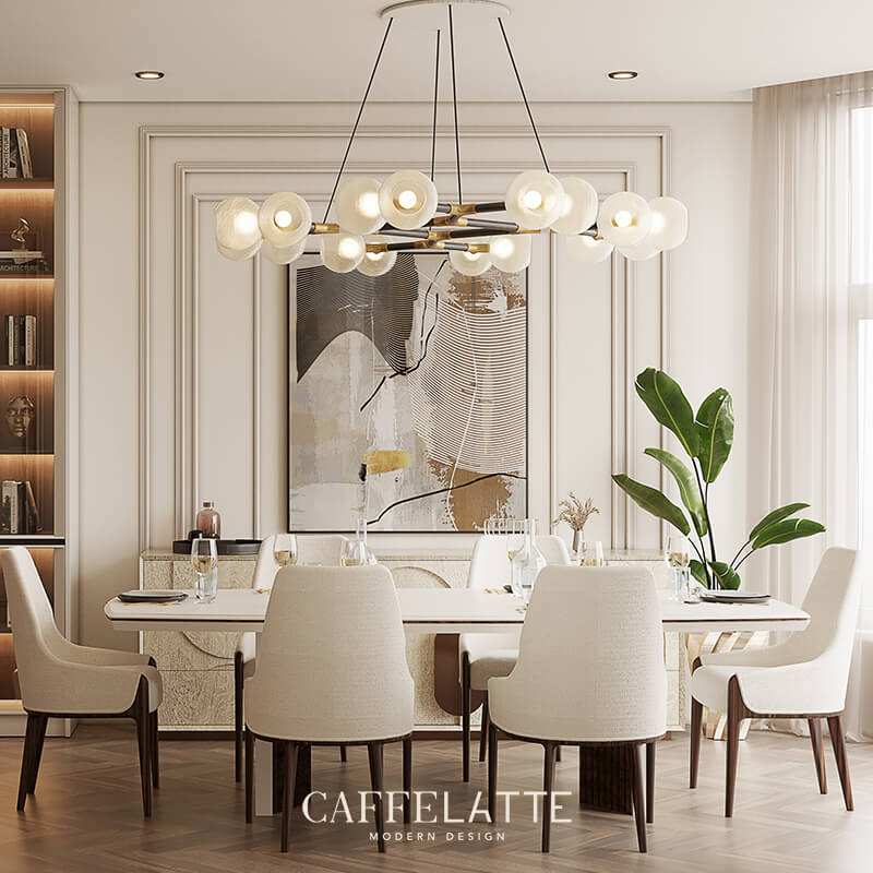 LIVING ROOM IN CAFFE LATTE ATMOSPHERE
