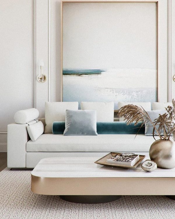 THE SOFT CONTRAST IN THE CHOICE OF MATERIALS