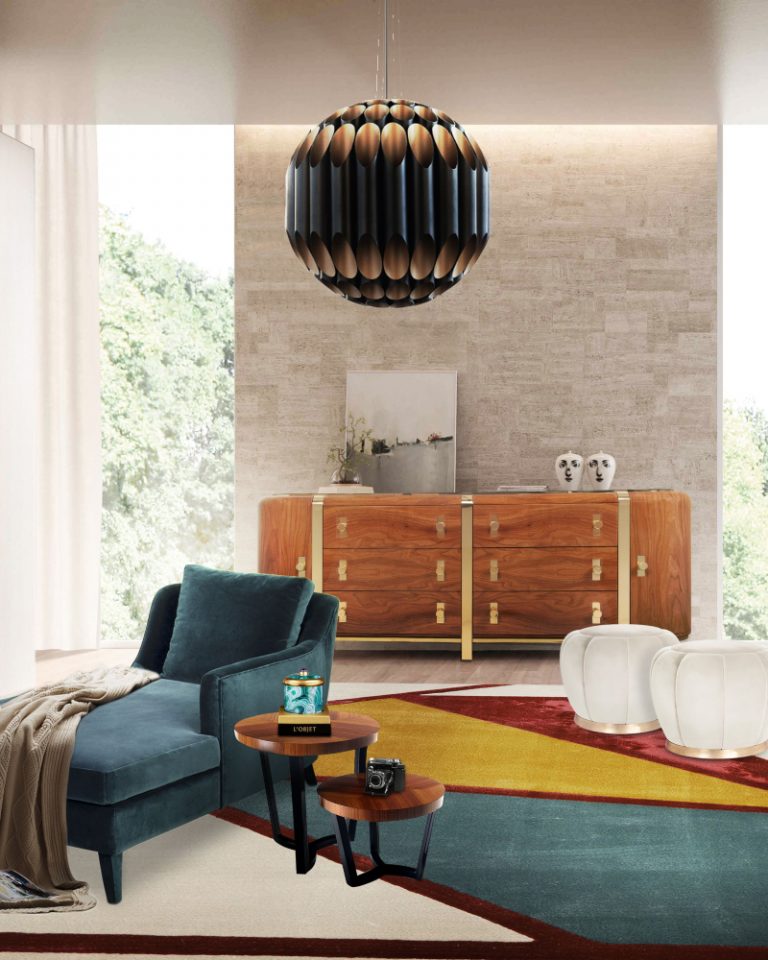 MODERN AND SUMPTUOUS LIVING ROOM