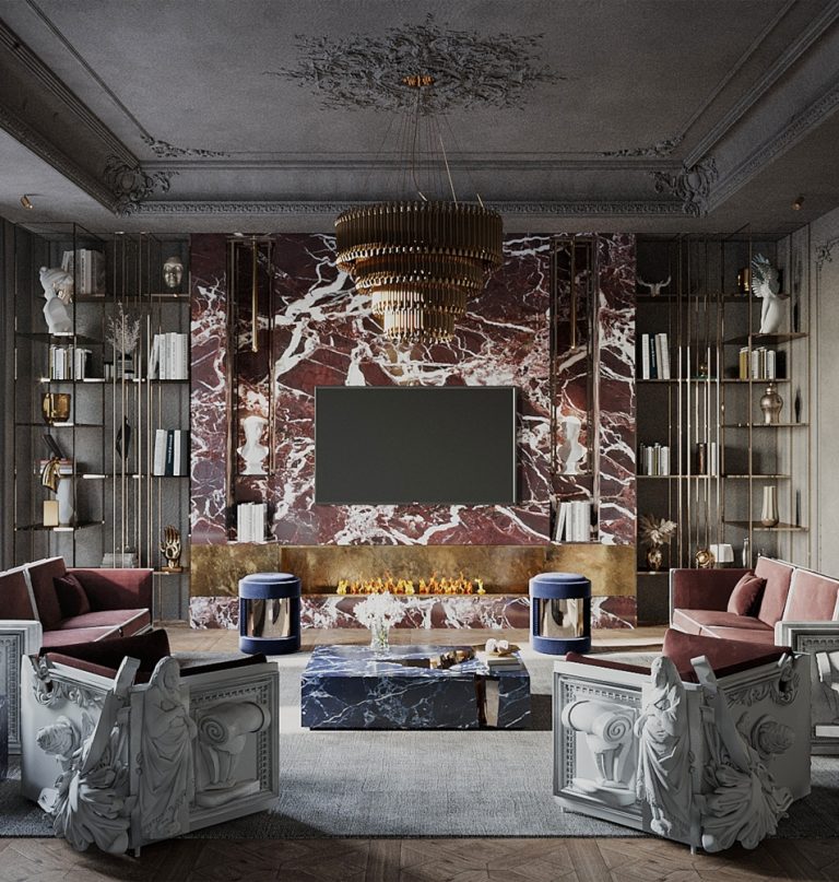 Luxury Modern Office with an Exotic Atmosphere