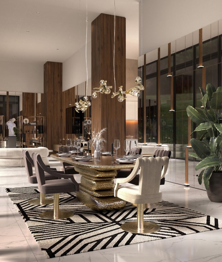 Curated Living Room With Luxury Nuances and Bespoke Designs