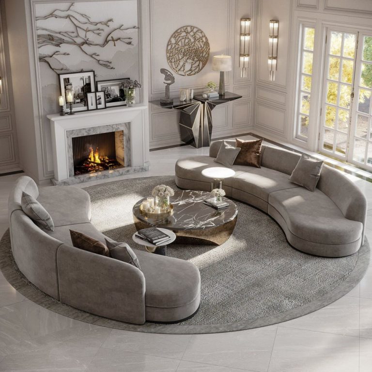 Transcending Ordinary Aesthetics In This Luxury Living Room