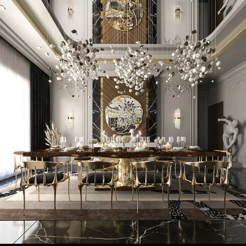 Embracing Glamour, Gold, and Luxurious Living