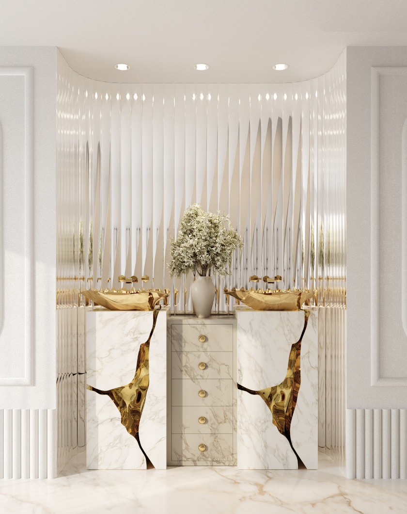 LUXURY GOLD BATHROOMS: THE ULTIMATE STATEMENT OF ELEGANCE