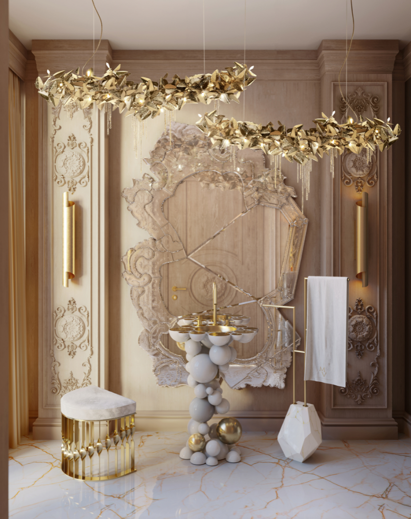 LUXURY GOLD BATHROOMS: THE ULTIMATE STATEMENT OF ELEGANCE